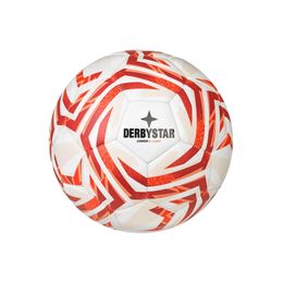 Derbystar Ball Jungen Gr&ouml;&szlig;e XXXS rotmeliert / schwarz / wei&szlig;