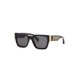 Philipp Plein Sonnenbrille Herren Gr&ouml;&szlig;e One Size gold / schwarz