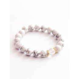 Secret Stones Armband 'Crystal Calm' Damen Gr&ouml;&szlig;e 16 cm wei&szlig;