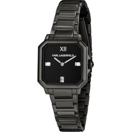 K by KARL LAGERFELD Karl Lagerfeld Uhr Damen Gr&ouml;&szlig;e One Size anthrazit / silber