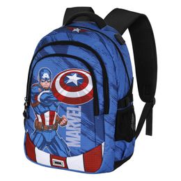 MARVEL Rucksack 'Captain America Gears-PLUS Running' Jungen Gr&ouml;&szlig;e One Size blau / rot / wei&szlig;