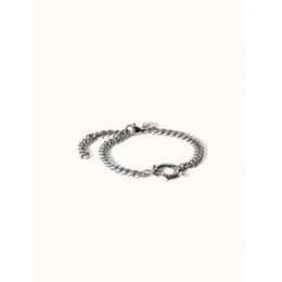 PURELEI Armband 'Bold' Damen Gr&ouml;&szlig;e 16 / 20 cm silber