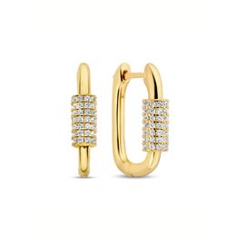 Kamiko Ohrringe 'DAZZLE Huggies' Damen Gr&ouml;&szlig;e 20 mm gold