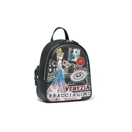 Braccialini Rucksack Damen Gr&ouml;&szlig;e One Size royalblau / hellgrau / schwarz / wei&szlig;