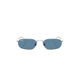 Ray-Ban Sonnenbrille Damen Gr&ouml;&szlig;e 54 silbergrau
