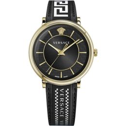 Versace Analoguhr 'Circle' Herren Gr&ouml;&szlig;e One Size gold / schwarz