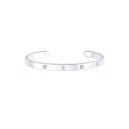 Elli Premium Armband 'Geo' Damen Gr&ouml;&szlig;e 16 silber