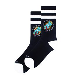 American Socks Socken 'Stop All Bombs' Herren Gr&ouml;&szlig;e 19/55 schwarz