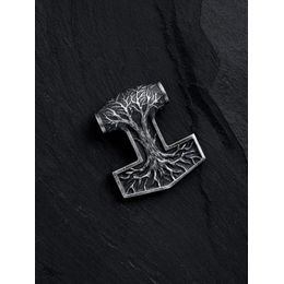 Reytel Anh&auml;nger 'THOR'S HAMMER with TREE OF LIFE' Herren Gr&ouml;&szlig;e One Size silber