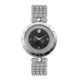 Versace Uhr 'Eon' Damen Gr&ouml;&szlig;e One Size schwarz / silber