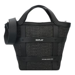 Replay Handtasche Damen Gr&ouml;&szlig;e One Size schwarz / wei&szlig;