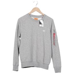 Alpha Industries Sweater Herren Gr&ouml;&szlig;e S grau