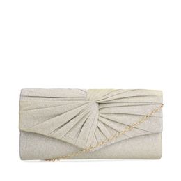 Manfield Clutch Damen Gr&ouml;&szlig;e One Size gold / silber