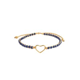 Samapura Jewelry Armband Damen Gr&ouml;&szlig;e 16 blau / gold
