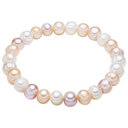 Valero Pearls Armband Damen Gr&ouml;&szlig;e One Size flieder / apricot / perlwei&szlig;