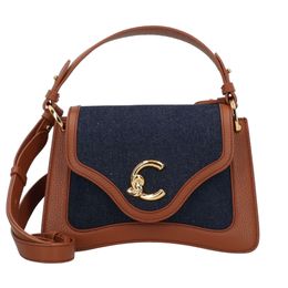 Coccinelle Handtasche 'Me' Damen Gr&ouml;&szlig;e One Size blue denim / braun / gold