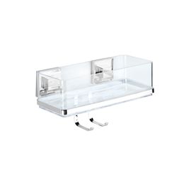 Wenko Wandablage 'Vacuum-Loc Quadro' Herren Gr&ouml;&szlig;e B: 25.5cm x H: 15cm x T: 14cm transparent