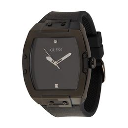 Guess Uhr Herren Gr&ouml;&szlig;e One Size schwarz / silber