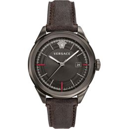 Versace Uhr Herren Gr&ouml;&szlig;e One Size dunkelbraun / anthrazit