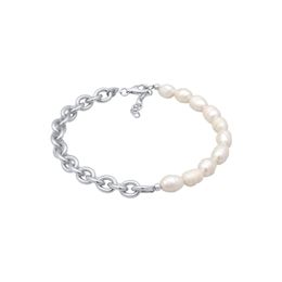 Elli Premium Fu&szlig;schmuck Damen Gr&ouml;&szlig;e 22 silber / perlwei&szlig;