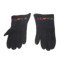 Moschino Handschuhe Damen Gr&ouml;&szlig;e M schwarz