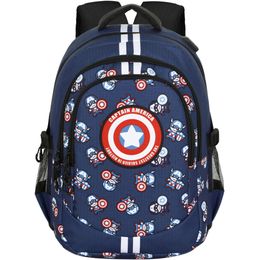 MARVEL Rucksack Jungen Gr&ouml;&szlig;e One Size blau / rot / wei&szlig;