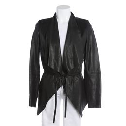 Drykorn Lederjacke / Ledermantel Damen Gr&ouml;&szlig;e S schwarz