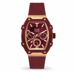 Ice Watch Uhr 'Ice Boliday' Damen Gr&ouml;&szlig;e One Size gold / merlot