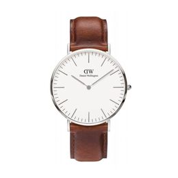 Daniel Wellington Uhr 'St. Mawes' Herren Gr&ouml;&szlig;e One Size braun / silber