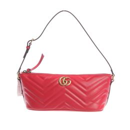 Gucci Schultertasche / Umh&auml;ngetasche Damen Gr&ouml;&szlig;e One Size Second Hand rot