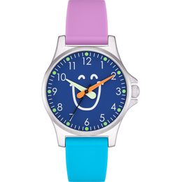 Cool Time Uhr Jungen Gr&ouml;&szlig;e One Size blau / lila / silber / wei&szlig;