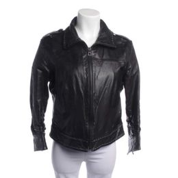 BOSS Lederjacke / Ledermantel Damen Gr&ouml;&szlig;e S schwarz