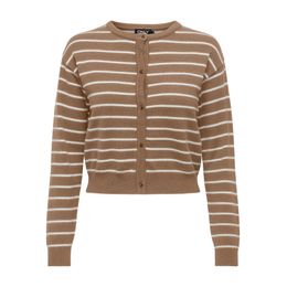 Only Strickjacke Damen Gr&ouml;&szlig;e XL beige / bronze
