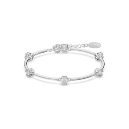 Swarovski Armband Damen Gr&ouml;&szlig;e M silber / wei&szlig;