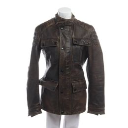 Burberry Lederjacke / Ledermantel Damen Gr&ouml;&szlig;e S braun