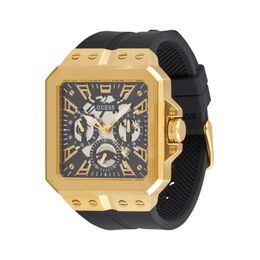 Guess Uhr Herren Gr&ouml;&szlig;e One Size gold / schwarz / wei&szlig;