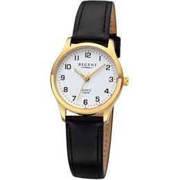 Regent Uhren Regent Analoguhr Damen Gr&ouml;&szlig;e One Size gold / schwarz / wei&szlig;