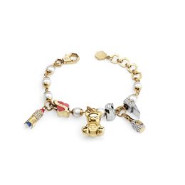 Philipp Plein Jewellery Armband 'Valentine' Damen Gr&ouml;&szlig;e One Size gold / rot / silber / wei&szlig;