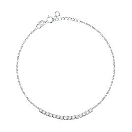FAVS. FAVS Armband Damen Gr&ouml;&szlig;e One Size silber / transparent
