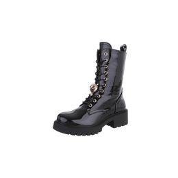 Ital-Design Schn&uuml;rstiefelette Damen Gr&ouml;&szlig;e 40 schwarz Winterschuhe