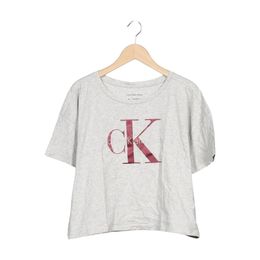Calvin Klein Jeans T-Shirt Damen Gr&ouml;&szlig;e L grau
