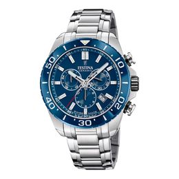 Festina Analoguhr Herren Gr&ouml;&szlig;e One Size blau / silber