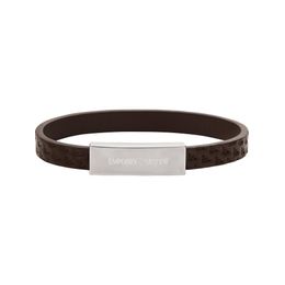 Emporio Armani Armband Herren Gr&ouml;&szlig;e One Size braun / silber
