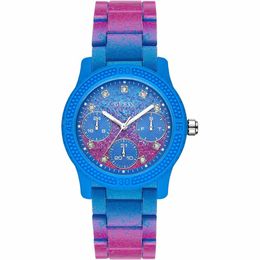 Guess Uhr Damen Gr&ouml;&szlig;e One Size blau / orchidee