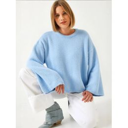 Bianco Lucci Pullover Damen Gr&ouml;&szlig;e S/L hellblau