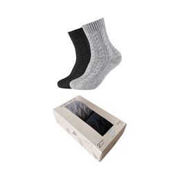 Camano Socken Damen Gr&ouml;&szlig;e 39/42 grau / schwarz