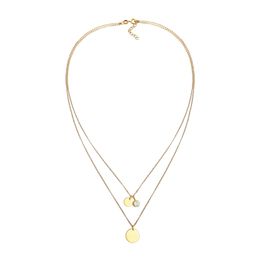 Elli Kette Damen Gr&ouml;&szlig;e 40 gold / wei&szlig;