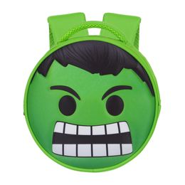 MARVEL Rucksack 'Hulk Send-Emoji' Jungen Gr&ouml;&szlig;e One Size grasgr&uuml;n / schwarz / wei&szlig;