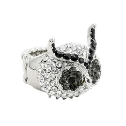 Collezione Alessandro Ring 'Eule' Damen Gr&ouml;&szlig;e 50/60 silber