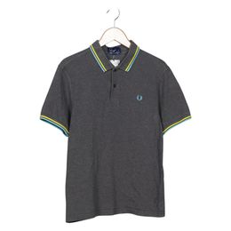 Fred Perry Poloshirt Herren Gr&ouml;&szlig;e M grau
